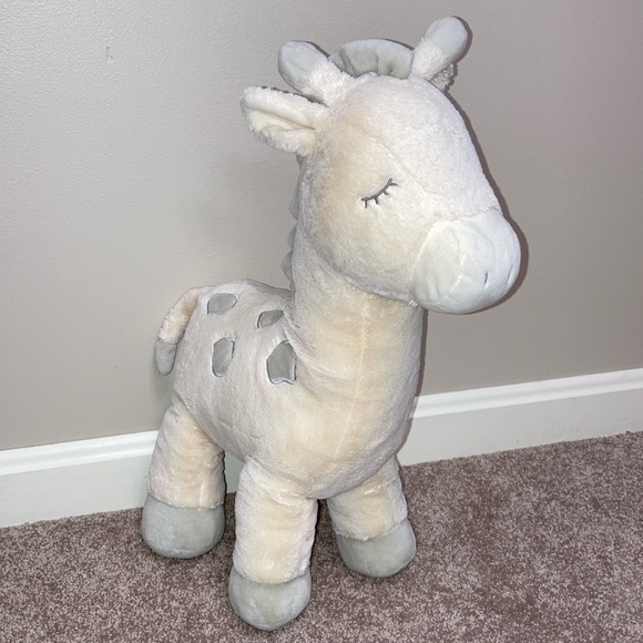 Kellytoy | Toys | Kellytoy Plush Cream Grey Plush Giraffe 8 | Poshmark